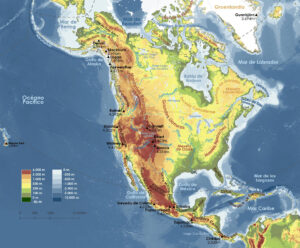 Mapa de América: Político y Físico (Mudo y con Nombres) + Países